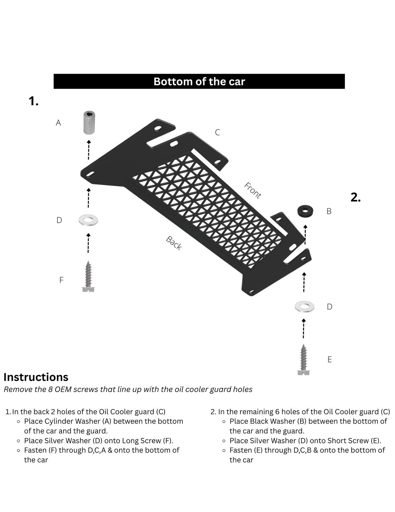 BMW G8X S58 Oil Cooler Guard – Meyer Fabrication
